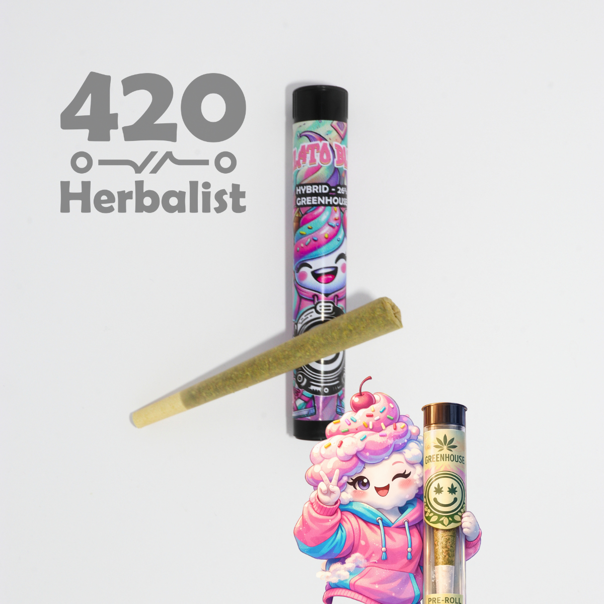 Gelato Bliss Greenhouse Pre-Roll Hybrid - 420 Herbalist