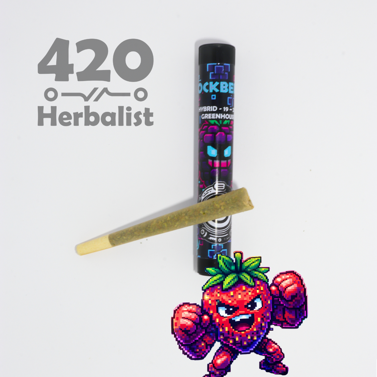 BlockBerry Greenhouse Pre-Roll Hybrid - 420 Herbalist